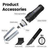 China Aluminum Fan Blade Cordless Handheld Car Wash Vacuum Cleaner with 12V Powerful Motor for sale