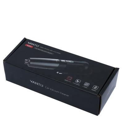 China YANTU V01 Wireless Black Mini Handheld Vacuum Cleaner for Car Wash and Home Cleaning for sale