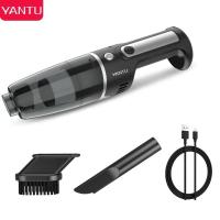 China YANTU V01 Wireless Black Mini Handheld Vacuum Cleaner for Car Wash and Home Cleaning for sale