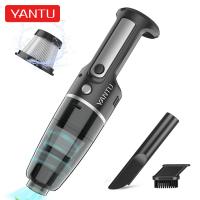 China YANTU V01 Wireless Black Mini Handheld Vacuum Cleaner for Car Wash and Home Cleaning for sale