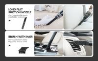 China YANTU V01 Wireless Black Mini Handheld Vacuum Cleaner for Car Wash and Home Cleaning for sale