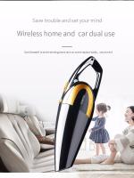 China Black YANTU E03 Portable Hand Car Wash Vacuum Cleaner for Carpet and Seat Cleaning 1 kg for sale