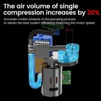 China Tire Pressure Monitor Function 12V High Pressure Portable Air Compressor for Car Tires for sale