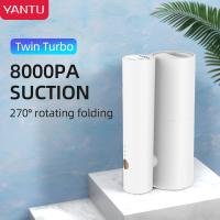 China 191*111*65mm Mini Wireless Handheld Car Vacuum Cleaner YANTU V02P 8000Pa Rechargeable for sale