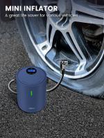 China Universal Fitment YANTU A05 Mini 12V 150PSI Car Tire Inflator Rechargeable Tyre Air Pump for sale