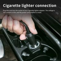 China YANTU A05 12V Mini Pump Small Digital Tire Inflator for Car 140*120*100mm 3 Nozzles for sale