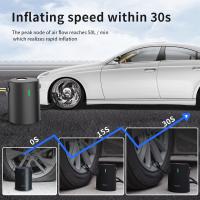 China YANTU A05 Wired Air Compressor 100W High Pressure Portable Electric Inflator for Car Tyre for sale