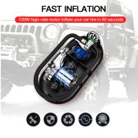China 10A Work Current 150PSI 12V Low Noise Portable Mini Electric Air Pump Type Inflators for sale