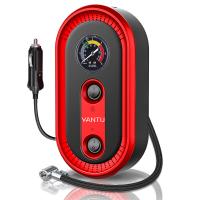 China 2007-2021 Year YANTU A01 250PSI 12V Mechanical Portable Wired Air Pump Car Tire Inflators for sale