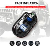 China 2007-2021 Year YANTU A01 250PSI 12V Mechanical Portable Wired Air Pump Car Tire Inflators for sale