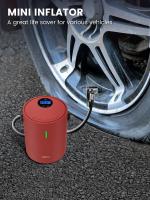 China Wireless 12V Tire Inflator by YANTU A05 Portable Mini Cordless Air Pump for Cars for sale