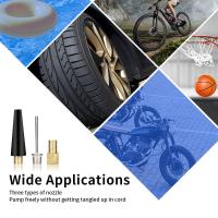 China 12V Black/White Rechargeable Mini Car Air Pump Cordless Mechanical Tire Inflator for sale
