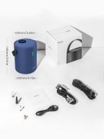 China YANTU A05 Mini Air Compressor with 1500mAh*3 Battery CE Accessory and Emergency Light for sale