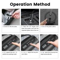 China YANTU A26 Wired Car Tire Inflator 120W with SOS Emergency Light and Powerbank Portable for sale