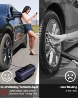 China YANTU A22 12V Wireless Rechargeable Car Pump Heavy Duty Automobile Wheel Tyre Inflator for sale