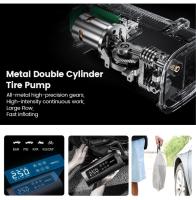 China 12v Double Cylinder Electric High Pressure Digital Pump with SOS Emergency Light YANTU A22 for sale