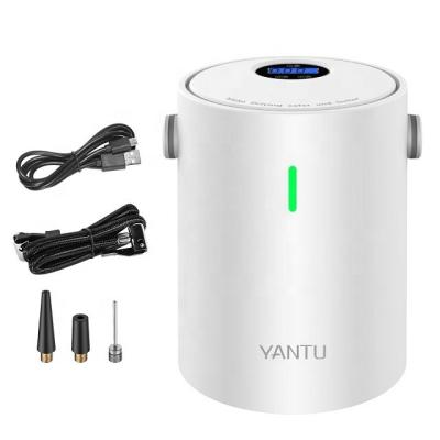 China 12V YANTU A05 Wireless Mini Air Compressorator with Powerbank and 150PSI Max Pressure for sale