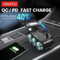 China 12v-24V Car Charger Adapter With Voltage Monitoring and 3 Sockets for Black Vehicles for sale