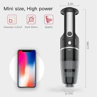 China YANTU V01S 12V Wired Vacuum Cleaners Black 250ml Dust Cup Volume Wet and Dry Auto Cleaning for sale