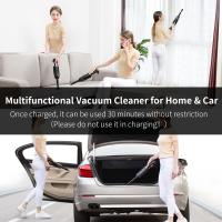 China YANTU V01S 12V Wired Vacuum Cleaners Black 250ml Dust Cup Volume Wet and Dry Auto Cleaning for sale