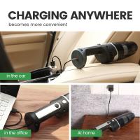 China Powerful Car Vacuum Cleaner for Wet and Dry Cleaning 35*7.4*7.6cm Output Voltage 8V for sale