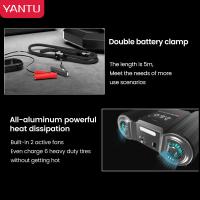 China YANTU E2 Metal Double 30mm Cylinder Mini High Pressure Air Pump for Car Tires 12V for sale