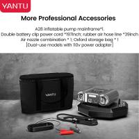 China YANTU E2 Metal Double 30mm Cylinder Mini High Pressure Air Pump for Car Tires 12V for sale