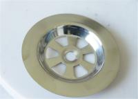 China 62mm Round Kitchen Sink Drain Plug Stainless Steel Decorative Sink Stopper Silver for sale