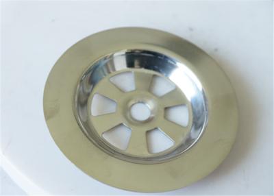 China 62mm Round Kitchen Sink Drain Plug Stainless Steel Decorative Sink Stopper Silver for sale