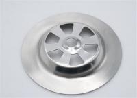 China 62mm Round Kitchen Sink Drain Plug Stainless Steel Decorative Sink Stopper Silver for sale