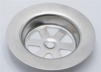 China Stainless Steel 201 Bathroom Sink Strainer OD 80mm Anti-Corrosion Floor Water Stopper for sale