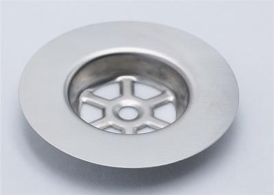 China Wide Side Kitchen Sink Drain Strainer , Waterproof Sink Plug Strainer OD 85 Mm for sale
