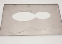 China Stainless Steel Toilet Water Tank Cover 23cm x 16cm Silver Flush Button Accessory for sale