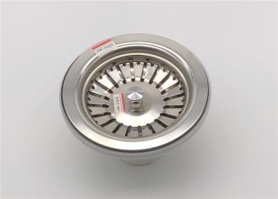 China Mirror Polish Sink Strainer Set Accessories OD 114 Mm Good Filter Effect for sale