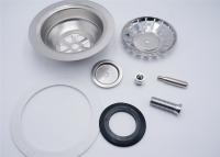 China Kitchen Sink Drain Strainer Stainless Steel , Waterproof Sink Plug Strainer for sale