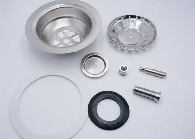 China Kitchen Sink Drain Strainer Stainless Steel , Waterproof Sink Plug Strainer for sale