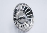 China Kitchen Sink Drain Strainer Stainless Steel , Waterproof Sink Plug Strainer for sale