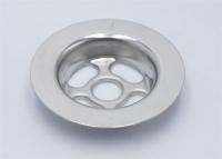 China Stainless Steel Bathroom Basin Sink Strainer OD 70mm ID 40mm Hole Flanging 0.4-0.6mm for sale