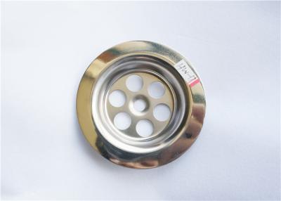 China Stainless Steel 304 Sink Strainer 70mm OD 39mm ID Mirror Polish Silver for sale