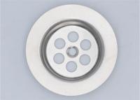China Stainless Steel Sink Strainer , Silver Round Kitchen Sink Drain Stopper for sale