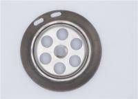 China Stainless Steel Bathroom Basin Strainer OD 67 mm 0.4-0.6 mm Thickness Sink Drain for sale