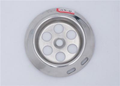 China Stainless Steel Bathroom Basin Strainer OD 67 mm 0.4-0.6 mm Thickness Sink Drain for sale