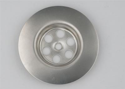 China Wide Side Bathroom Sink Drain Strainer , Kitchen / Bathroom Sink Drain Stopper for sale