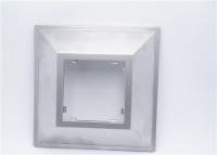 China Stainless Steel Square LED Lamp Cover 157x157mm for Bathroom Lighting for sale