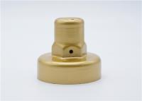 China 55mm Pressure Gauge Cover Set Golden Spray Painting Steel Stainless Steel 57mm Height for sale