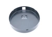 China Custom 150 mm Round Pressure Gauge Cover Black Steel Stainless Steel Waterproof for sale