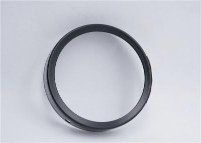 China Black Nickel Plating Pressure Gauge Cover 63mm OD with Screw Holes Steel HW-Y17 for sale