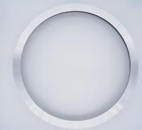 China Silver Brushed Aluminum Pressure Gauge Cover 301 mm OD 8 mm Height for Y40 for sale