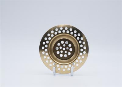 China Golden Stainless Steel Sink Strainer Replacement OD 70mm Anti-Corrosion for sale