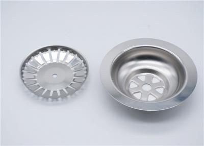 China Polished Kitchen Sink Drain Stopper , SS304 Stainless Steel Sink Strainer for sale